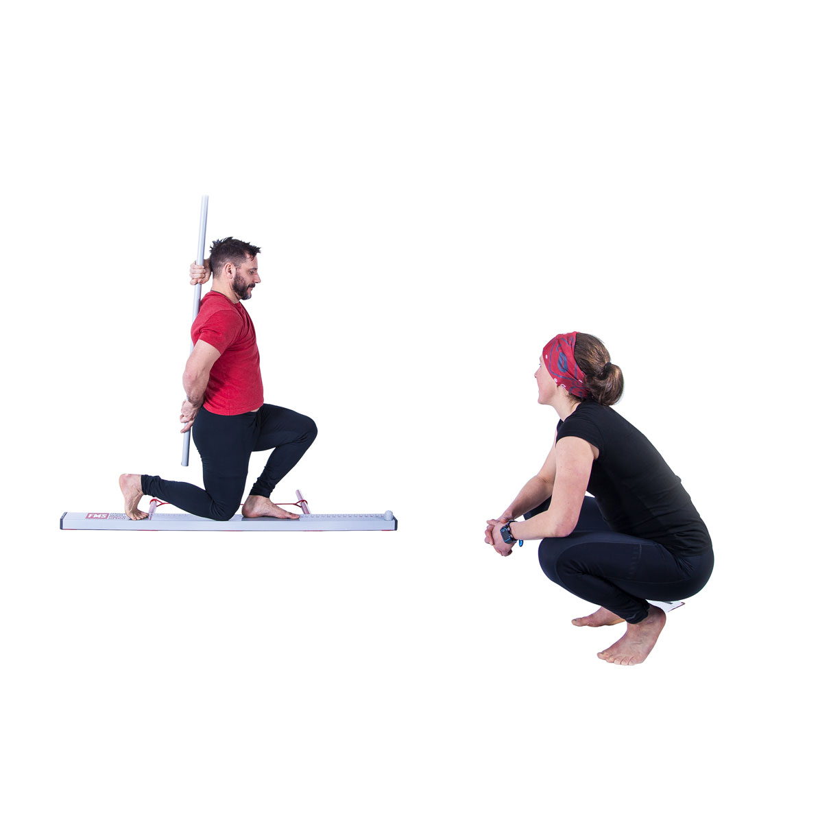 Movement Number 3 in the Functional Movement Screen: Inline Lunge ...